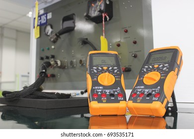 Multimeter Avionics Maintenance Tools Electronic Measuring Stock Photo ...
