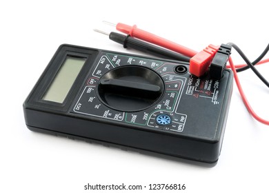 Digital Multimeter On White Background Stock Photo (Edit Now) 242777827