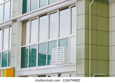 Multiple Closed Windows On Large Office Stock Photo 1106794802 ...