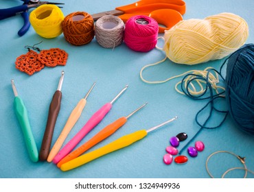 Multiple Crocheting Tools Stock Photo 1324949936 | Shutterstock