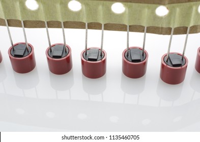 Multiple Cylindrical Solid Fuses White Background Stock Photo ...