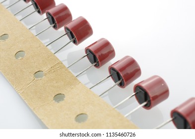 Multiple Cylindrical Solid Fuses White Background Stock Photo ...