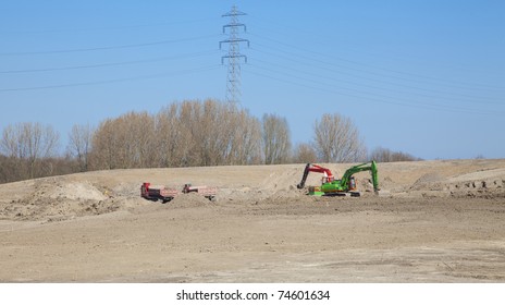 Multiple Machines Digging Sand Stock Photo 74601634 | Shutterstock