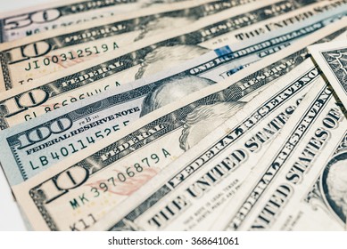 American Dollars Cash Money Background Us Stock Photo 1307181817 ...