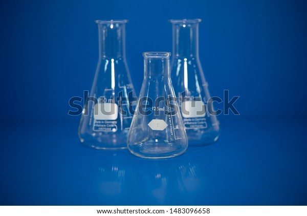 Multisize Erlenmeyer Flask Used Adding Solution Stock Photo (Edit Now ...