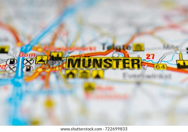 Munster On Map Stock Photo 722699833 | Shutterstock