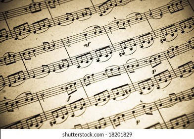 Classical Music Lpattern Ettering Notes Retro Stock Vector (Royalty ...