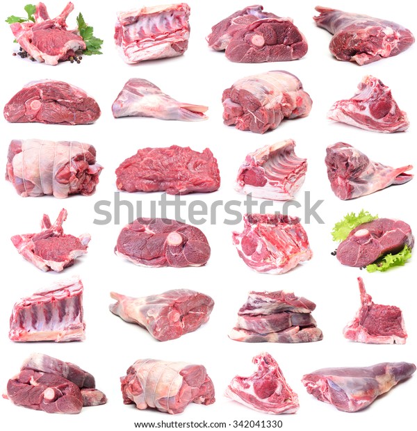 Mutton Meat Collection Stock Photo (Edit Now) 342041330