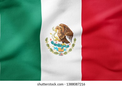 National Flag Mexico Rectangular Shape Patriotic Stock Photo 1388087216 ...