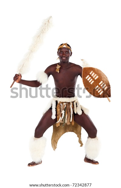 Native African Tribesman Posing Studio Stock Photo (Edit Now) 72342877