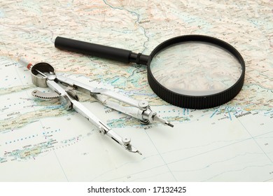 Navigation Concept Map Navigation Tools Stock Photo 17132425 | Shutterstock