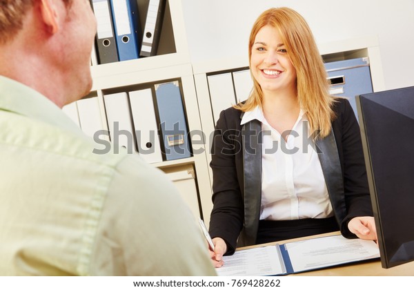 Negotiation Process During Job Interview Place Stock Photo 769428262 ...