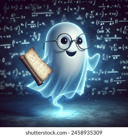 Kids Illustration Artistic Image Ghost Playing AI-generated image ...