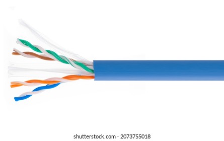 Network Cable Twisted Pair Cable Cable Stock Photo 2073755018 ...