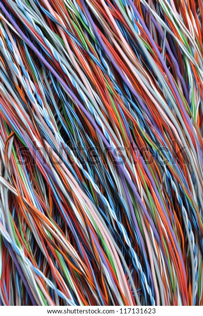Network Cables Abstract Flow Information Computer Stock Photo (Edit Now ...