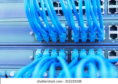 Network Cables Connected Switch Stock Photo (Edit Now) 315233108