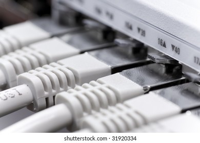Network Cables Connected Switch Stock Photo 31920334 | Shutterstock