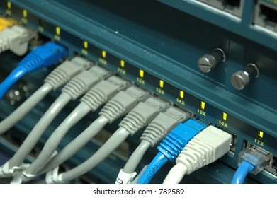Network Cables Connecting Switch Stock Photo 782589 | Shutterstock