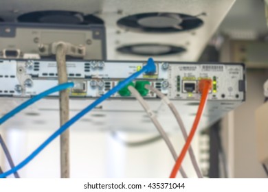 Network Cables Installed Rack Stock Photo 435371044 | Shutterstock