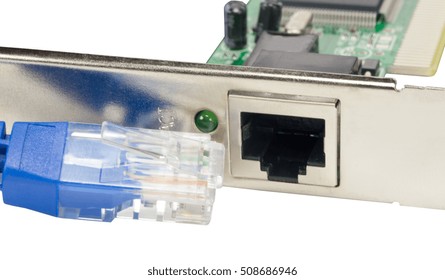 Network Card Network Cable Plug On Stock Photo 508686946 | Shutterstock