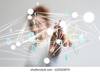 Network Data Hand Stock Photo 1220103073 | Shutterstock