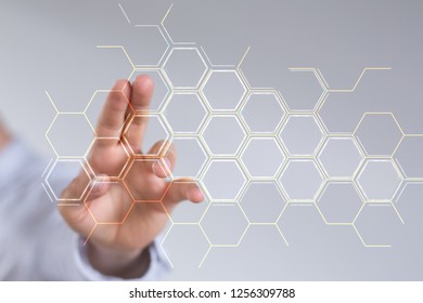Network Data Hand Stock Photo 1256309788 | Shutterstock