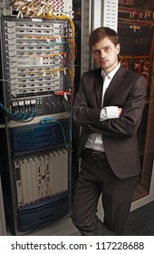 Network Engineer Server Room Stock Photo 117228688 | Shutterstock
