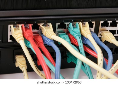 Network Switch Connection Cables Stock Photo 133472963 | Shutterstock