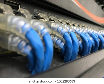 Network Switch Ethernet Cables Rack Cabinetutp Stock Photo 1082283683 ...
