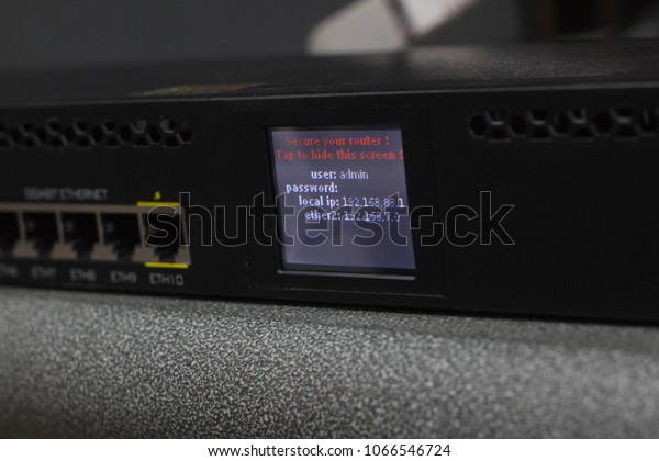 Network Switch Front Panel Portsinformation Technology Stock Photo ...