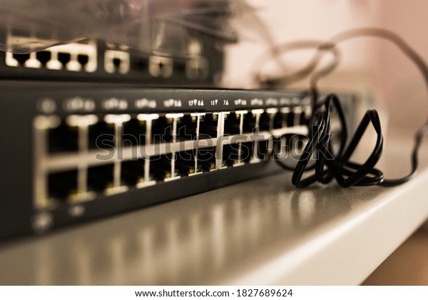 Network Switch Mount On Rack Stock Photo 1827689624 | Shutterstock