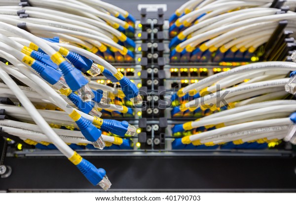Network Switch Mount On Rack Lan Stock Photo (Edit Now) 401790703