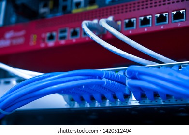 Network Switch Panel Utp Cables Connected Stock Photo 1420512404 ...