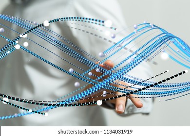 Network System Concept Hand Stock Photo 1134031919 | Shutterstock