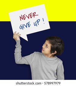 384 Never give up children 图片、库存照片和矢量图 | Shutterstock