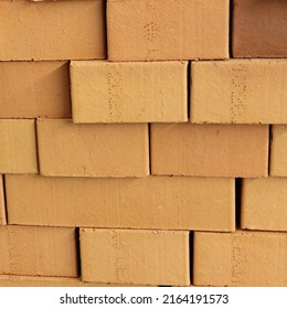 New Brown Bricks Stack Closeup Building Stock Photo 2164191573 ...