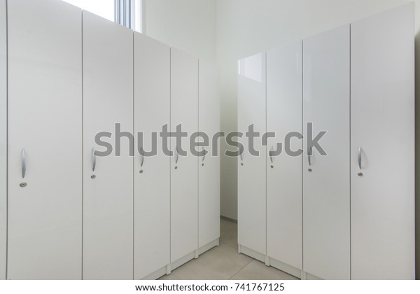 New Empty Changing Room Stock Photo (Edit Now) 741767125