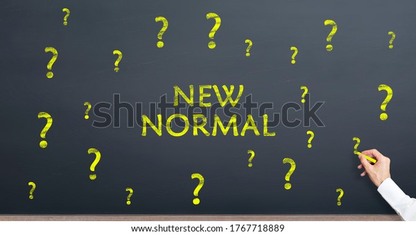 New Normal Question Mark Concept On Stock Photo 1767718889 | Shutterstock