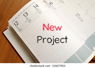New Project Text Concept Write On Stock Photo 510677053 | Shutterstock