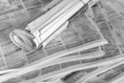 Newspaper featuring newspaper, design, and paper, a Business Photo by ...