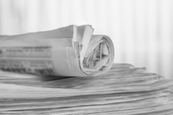 Newspaper featuring newspaper, design, and paper, a Business Photo by ...