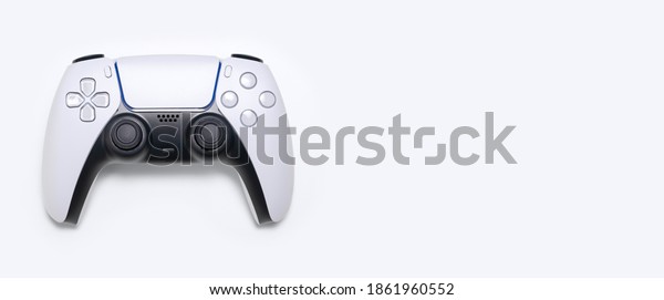 Next Gen Game Controller Isolated Stock Photo (Edit Now) 1861960552