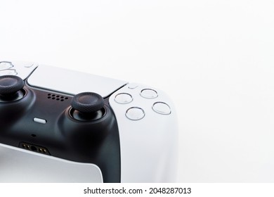 Next Generation White Game Controller Isolated Stock Photo 2048287013 ...