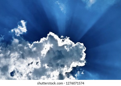 Nice Effect Sunlight Covered Clouds Beautiful Stock Photo 1276071574 ...