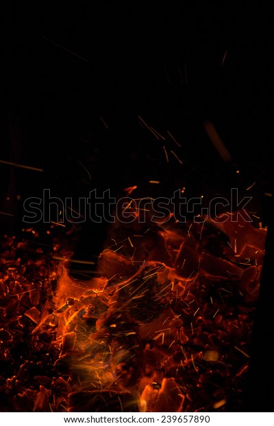 Nice Fire Fire Place Stock Photo (Edit Now) 239657890