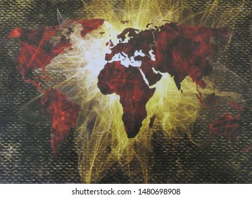 Nice Map World Stock Photo 1480698908 | Shutterstock