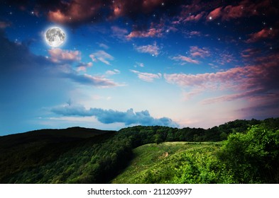 Night Background Elements This Image Furnished Stock Photo 211204021 ...