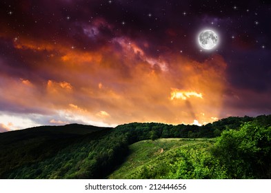 Night Background Elements This Image Furnished Stock Photo 211204021 ...