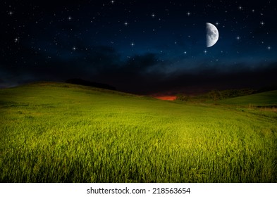 Night Background Elements This Image Furnished Stock Photo 192032585 ...