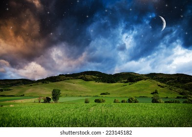 Night Background Elements This Image Furnished Stock Photo 223145182 ...